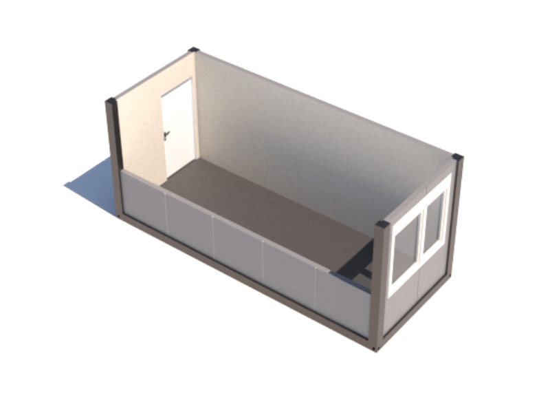 Bürocontainer - 16 Standardmodelle - Maße und Preise - KRAFT